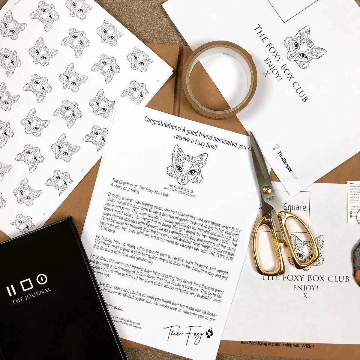 The Foxy Box Club Membership – The Simple Idea